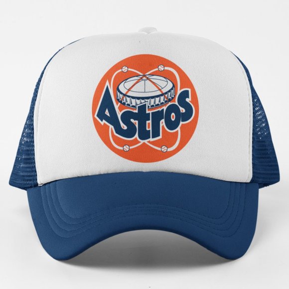 Team Fans | Accessories | New Astros 77 Retro Logo Colors Foam Trucker Mesh Snapback Hat 2tone ...